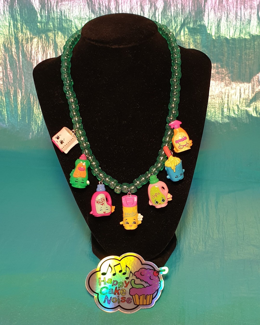 Shopkins TOY Charm Necklace - Green Housework Cleaning - Retro Vintage ...