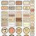 Random Words and Numbers Printable Labels, Digital Download for Junk ...