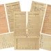 Field Notes and Plant Specimen Labels, for Junk Journals, Scrapbooking ...