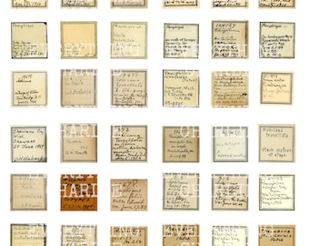 Random Words and Numbers Printable Labels, Digital Download for Junk ...