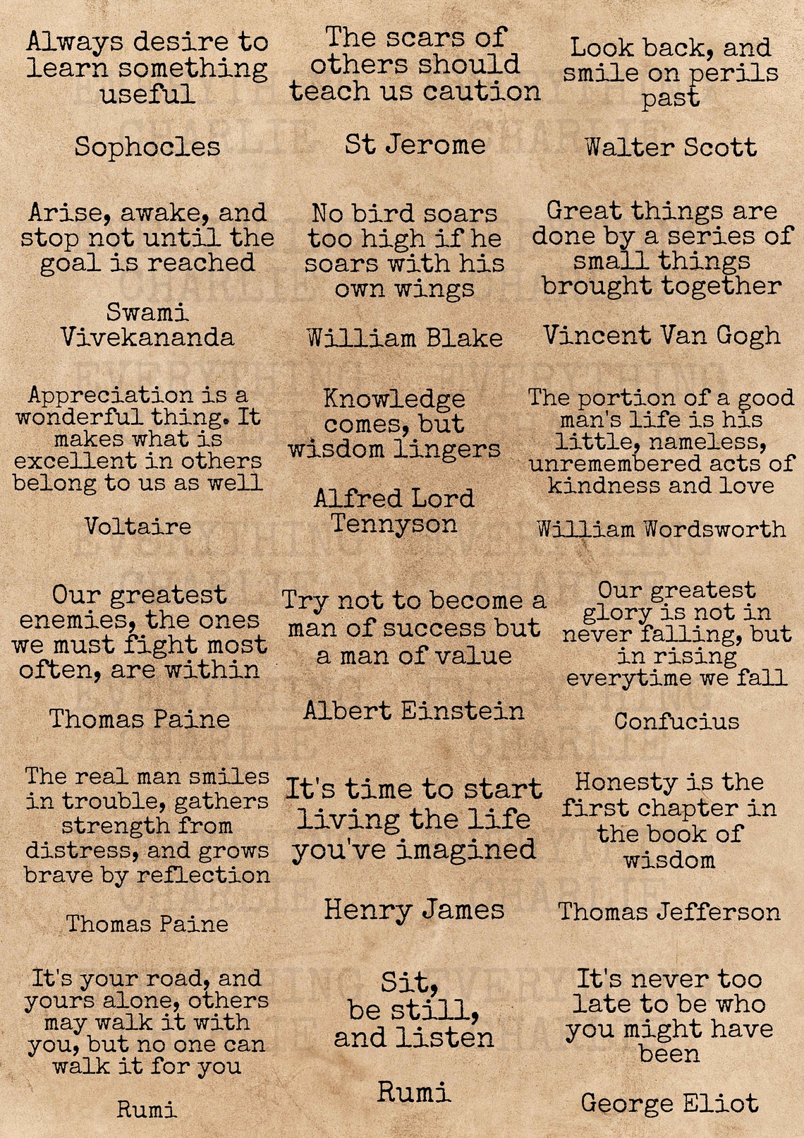 Quotes and Sayings for Junk Journals, Journals, Cardmaking ...