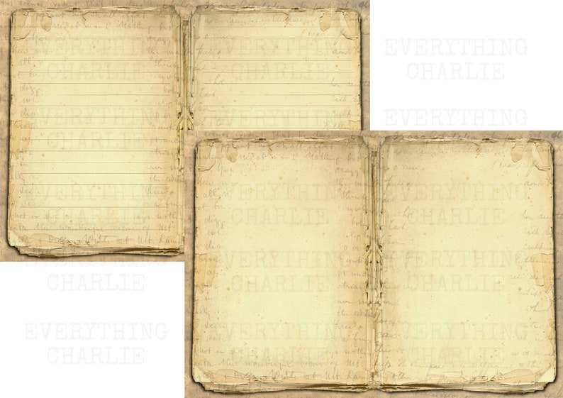 Blank and Lined Journal or Planner Pages for Journals and Junk - Etsy