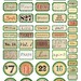 Random Words and Numbers Printable Labels, Digital Download for Junk ...