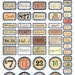 Random Words and Numbers Printable Labels, Digital Download for Junk ...