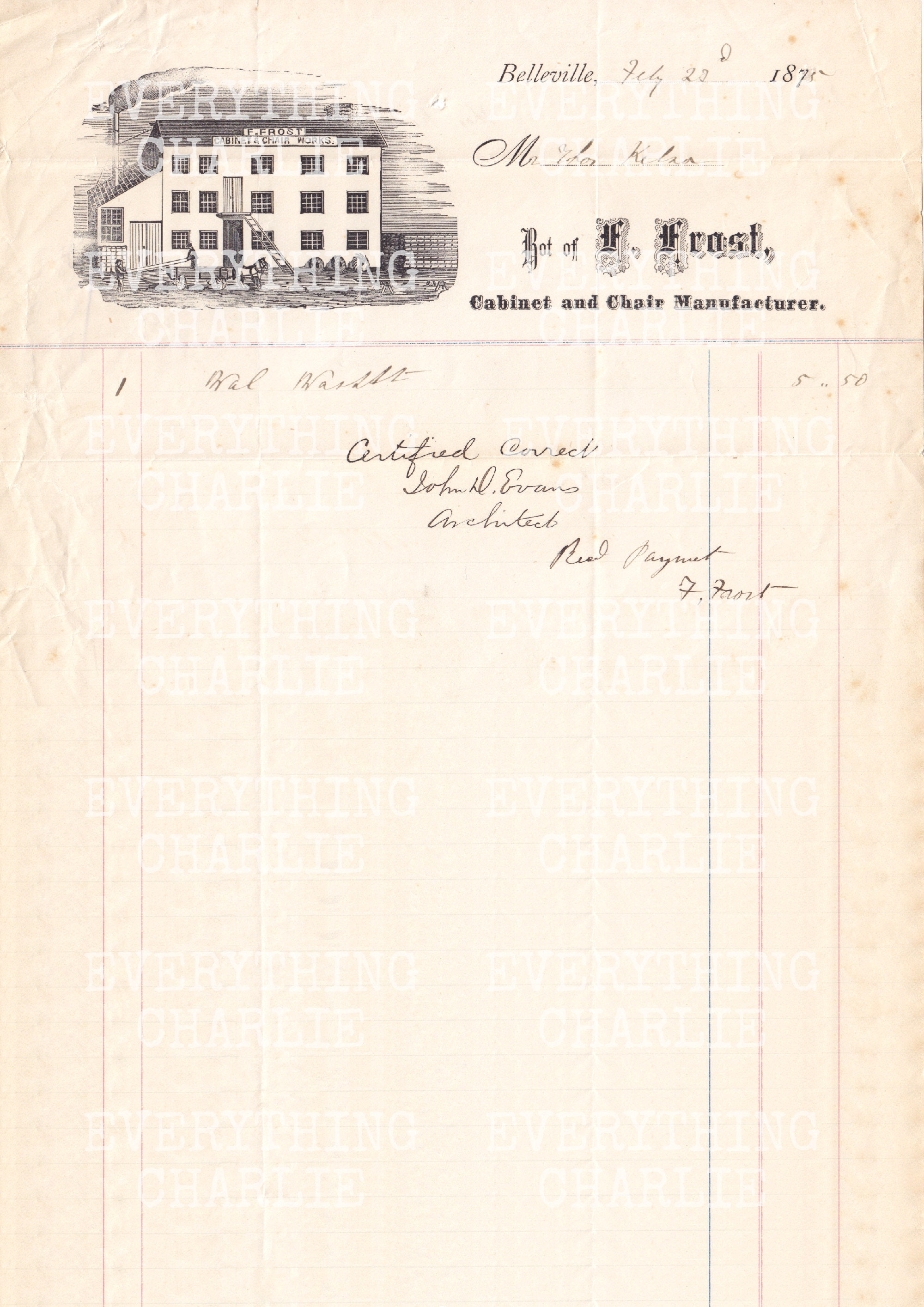 Printable Vintage Invoices/receipts, Digital Download Ephemera for Junk ...