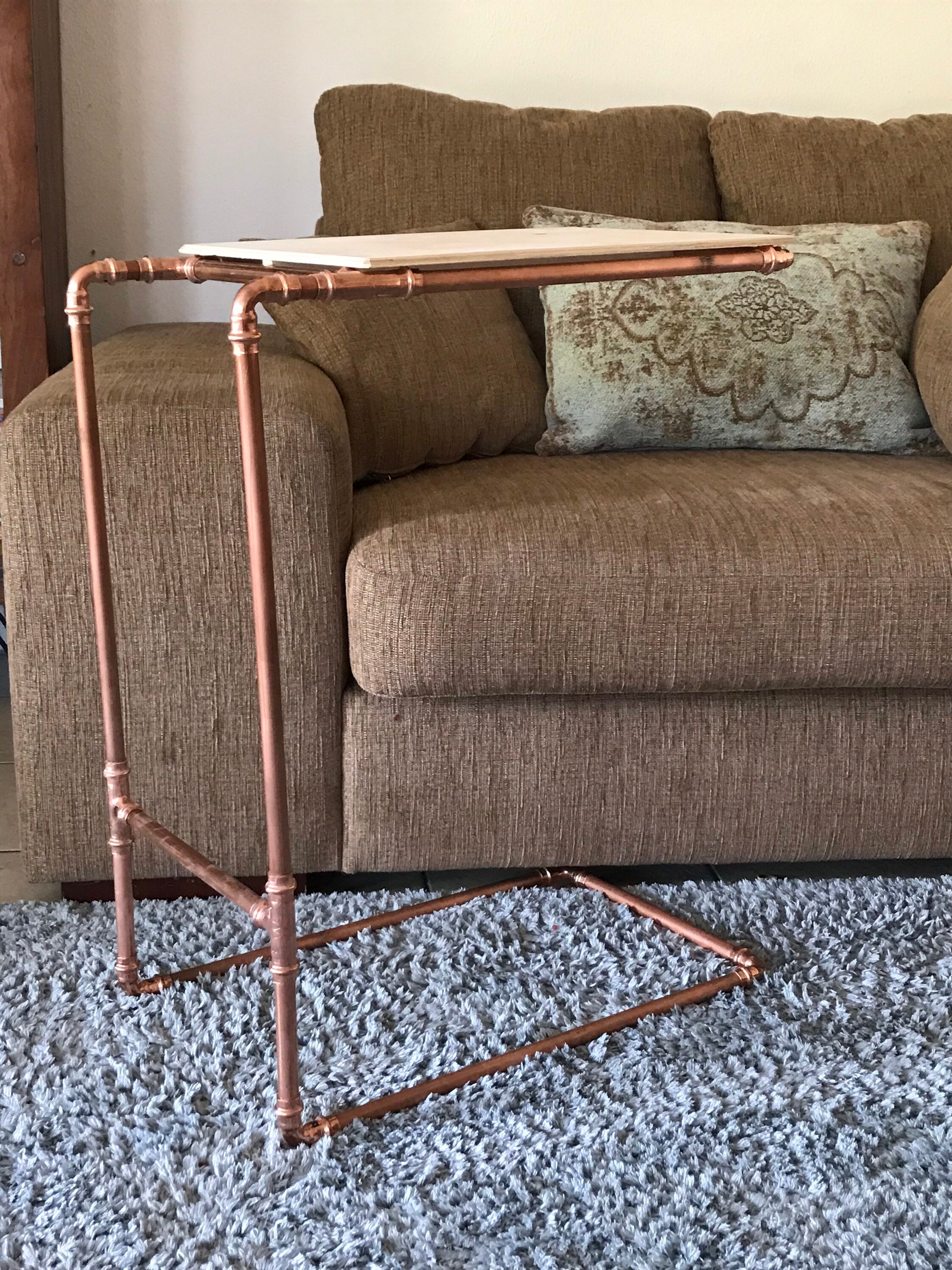 Copper pipe table in CUREDesign | Etsy