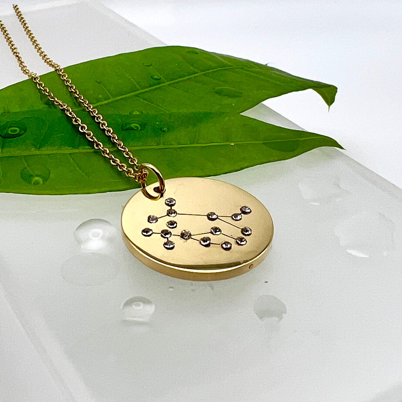 Gemini Necklace Zodiac Necklace Gemini Jewelry Astrology Jewelry Zodiac ...