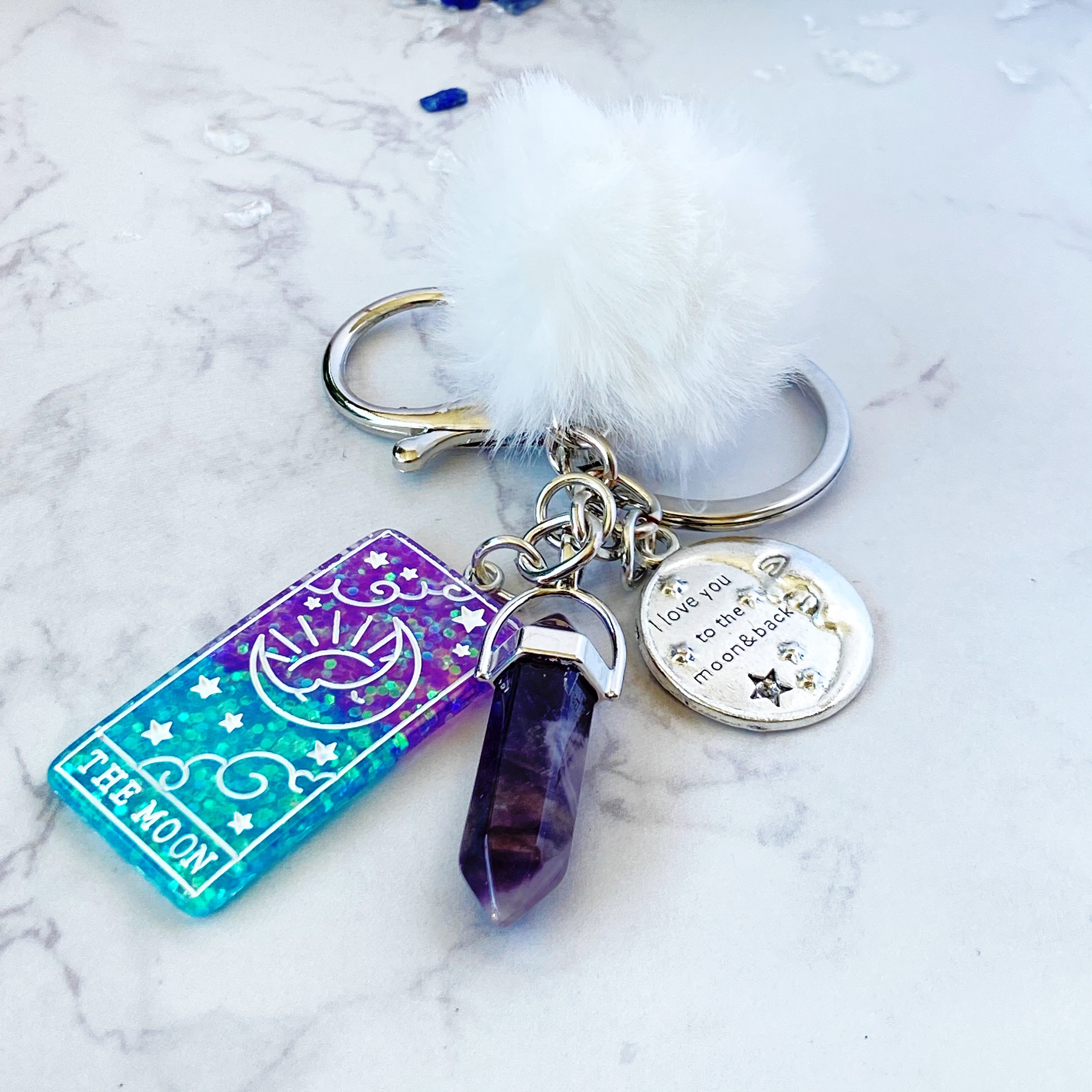 Kawaii Keychain Pastel Goth Keychain Kawaii Resin Keychain - Etsy