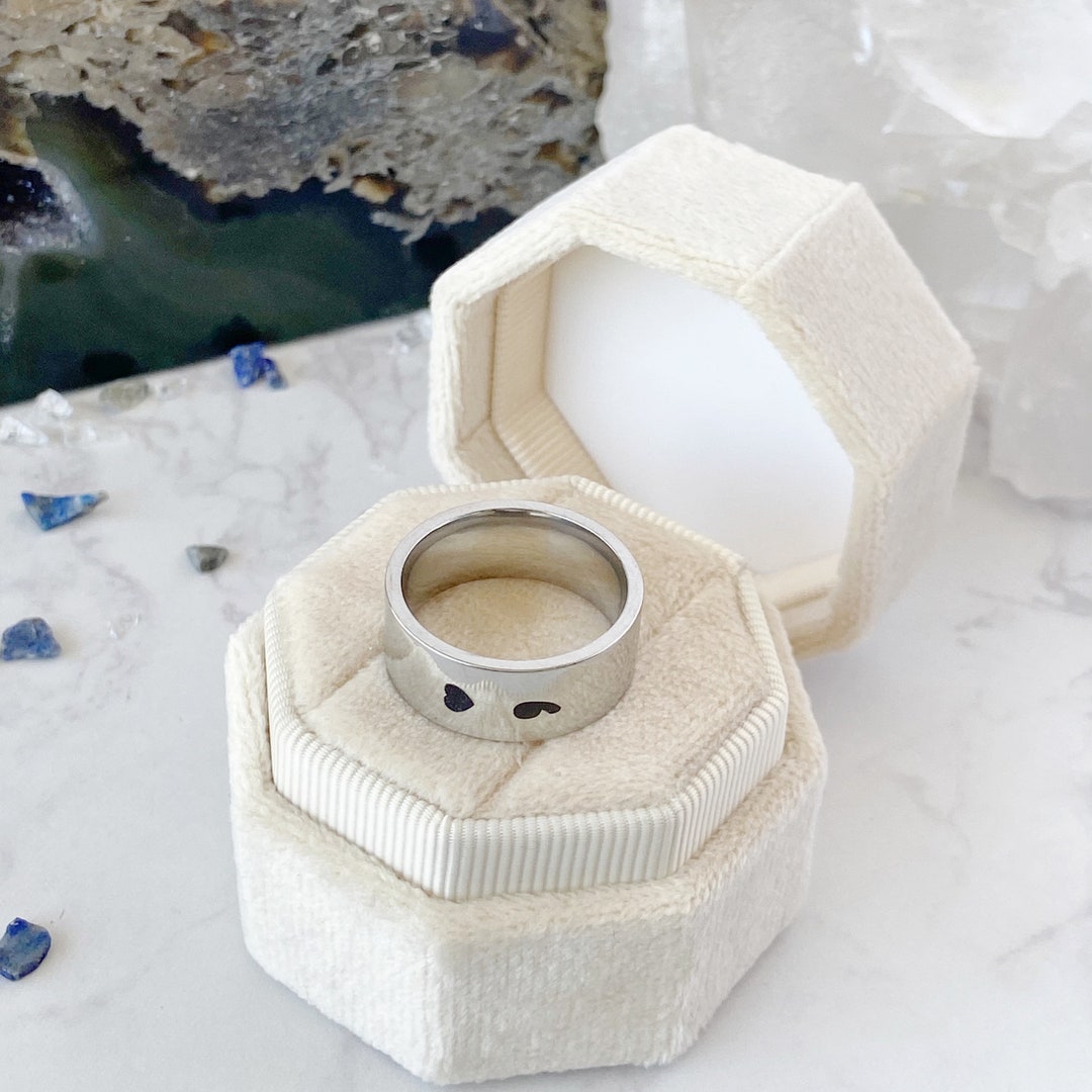 Semicolon Ring Semi Colon Ring MHA Rings Stainless Steel Mental Health ...