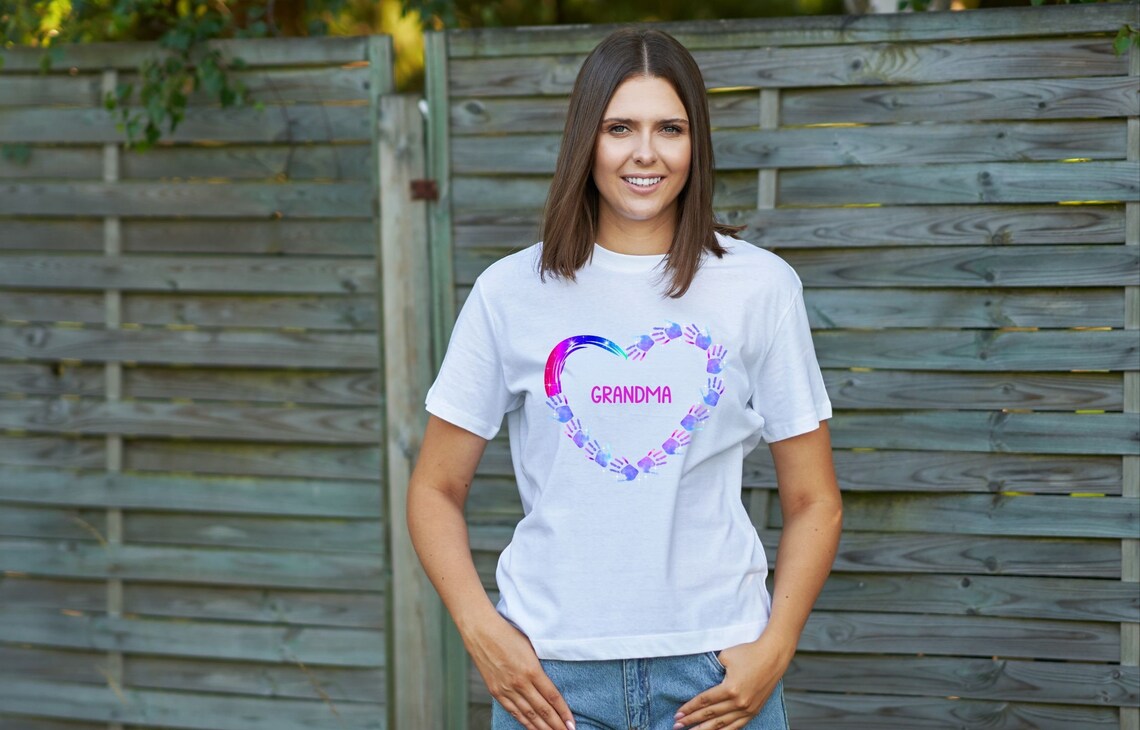 Personalizable Grandma Heart grandma Heart Design grandma - Etsy