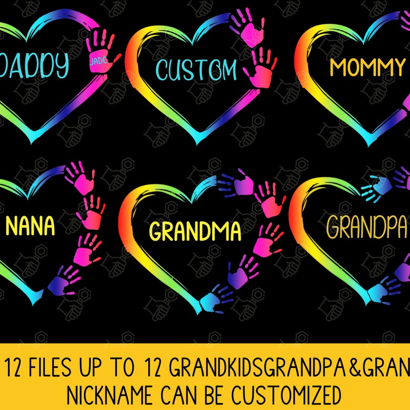 Grandma Heart Png - Etsy