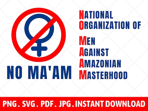 No Maam Png Svg FRONT and Back Al Bundy Married With Children - Etsy