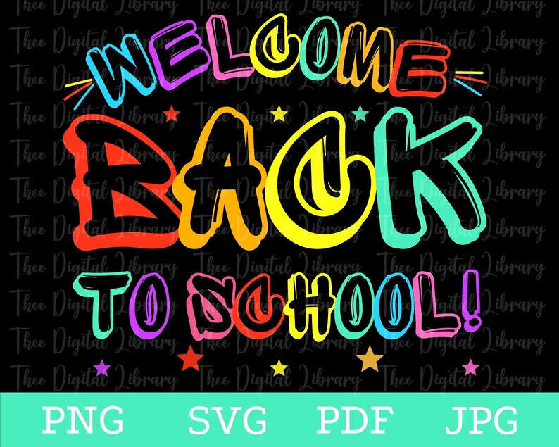 Welcome Back to School SVG School PNG Back to School SVG - Etsy