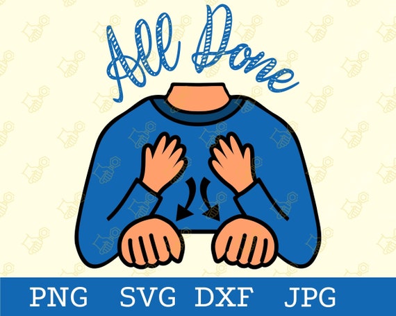 All Done Special Education SVG Autism Acceptance Clothing - Etsy