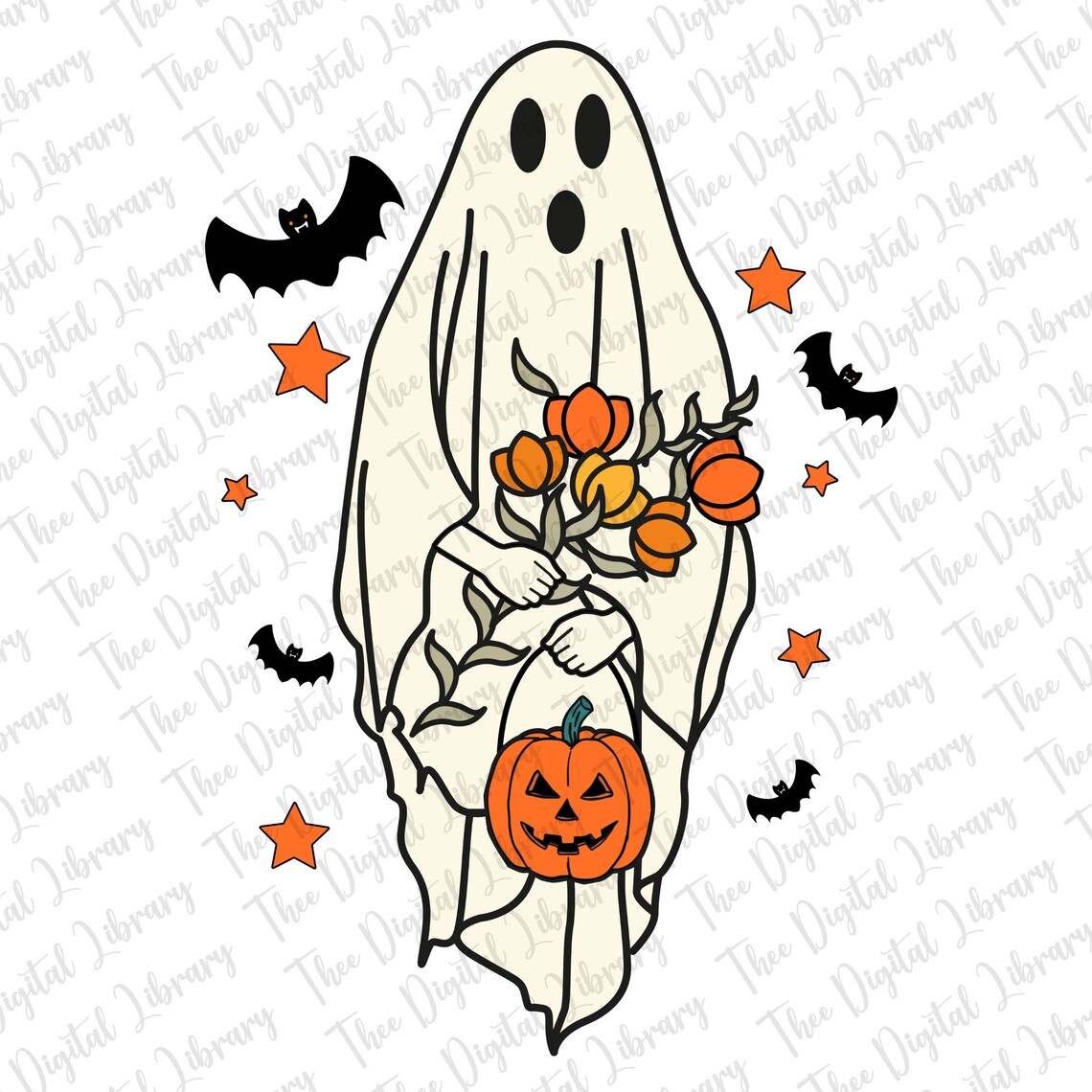Fall Png Cute Ghost Png Halloween Spooky Babe Png Autumn - Etsy
