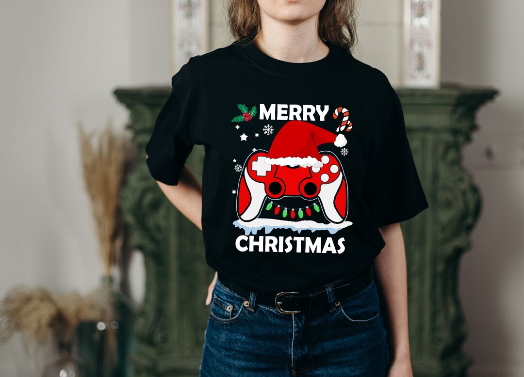 Christmas Gamer Kids Boys Png , Video Games Christmas Team Png ...