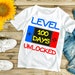Level 100 Days Unlocked Svg Level 100 Days of School 100 - Etsy