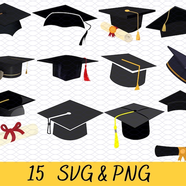 Graduation Cap Svg - Etsy