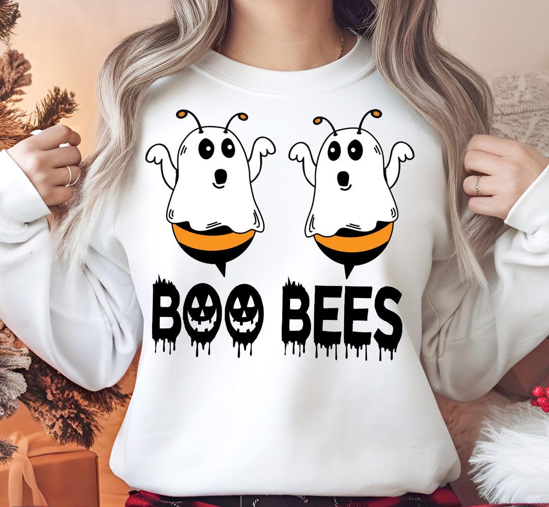 Boo Bees Svg, Boo Bees PNG , Ghost Bee Svg, Boo Svg, Halloween SVG ...
