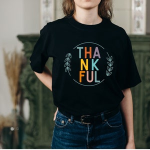 Colorful Thankful SVG & PNG File, Thanksgiving Sublimation File - Etsy