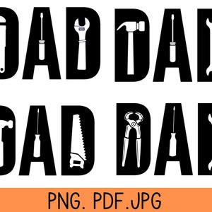 Dad-tools PNG, PDF, JPG, Digital- Dad Father's Day - Etsy