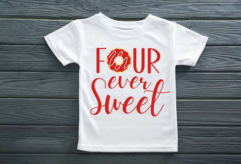 Four Ever Sweet Svg Cut File Svg Png 4th Birthday Fourth - Etsy