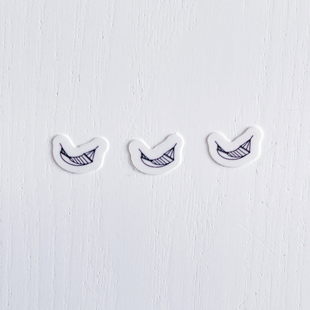 Tiny Hammock Temporary Tattoos pack of 3 PRE CUT - Etsy