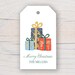 Personalized Watercolor Happy Birthday Calling Card, Balloons Enclosure ...