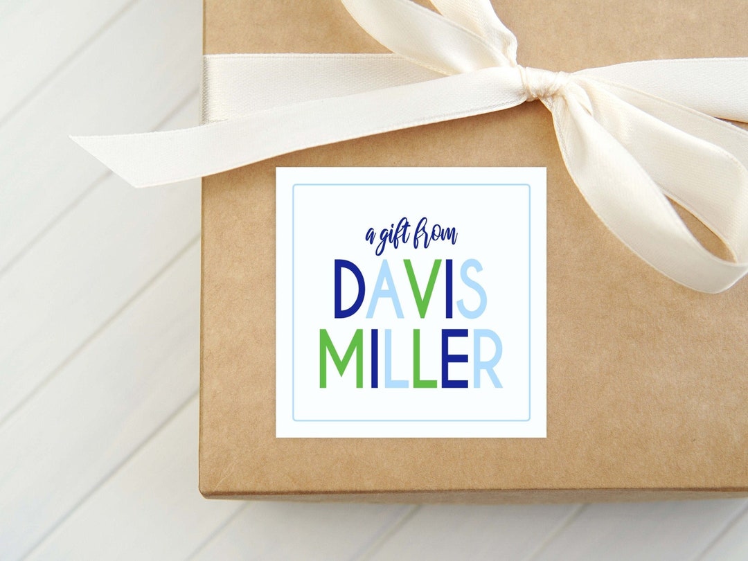 Personalized Boy Colorful Calling Card | Kid Stationery Square Card ...