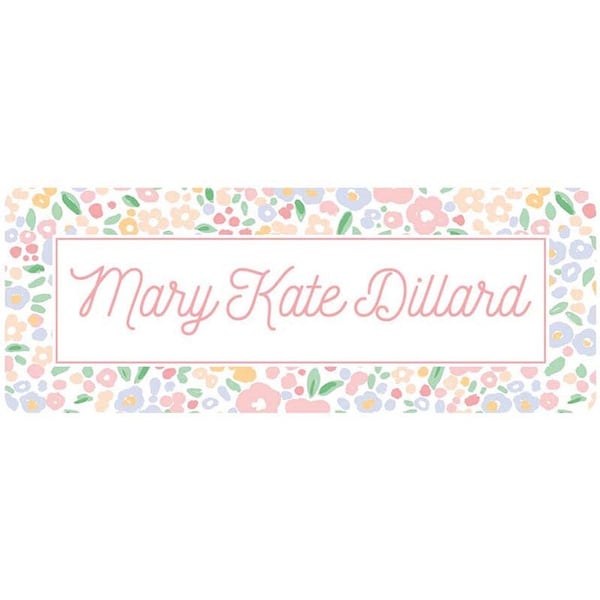 Name Tag Stickers - Etsy
