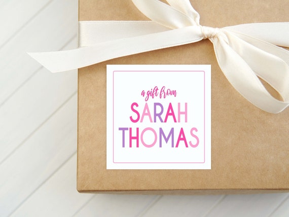 Personalized Girl Colorful Calling Card Kid Stationery | Etsy