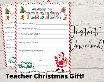 My Teacher Printable - Etsy