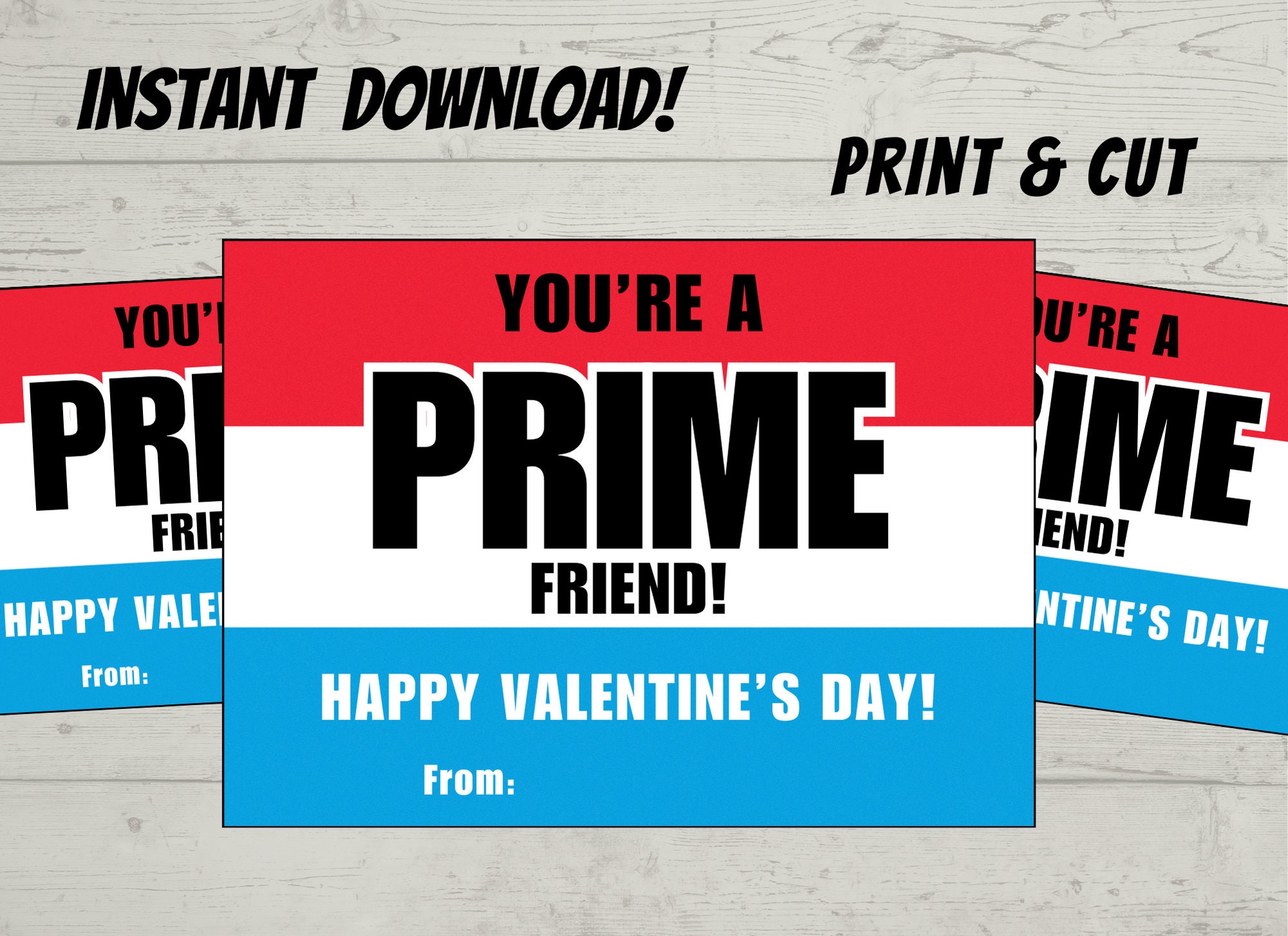 You're a PRIME Friend Valentine, Prime Valentine, Boys Valentines Cards ...