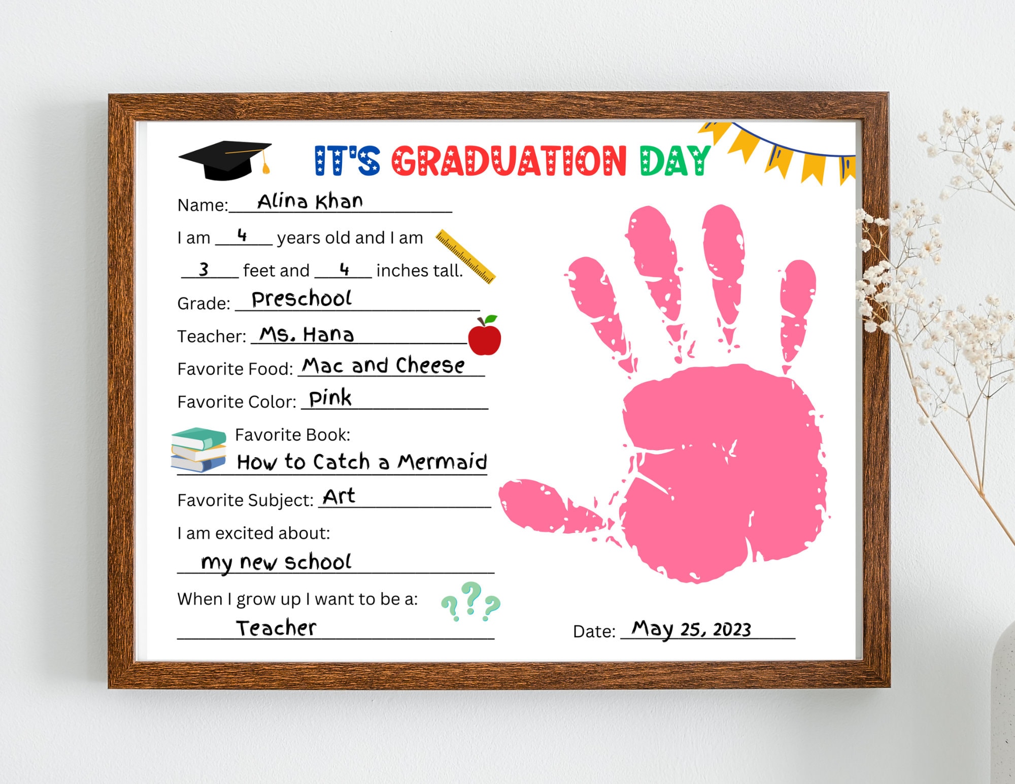 Preschool Graduation Printables Preschool Graduation Printable Kiss