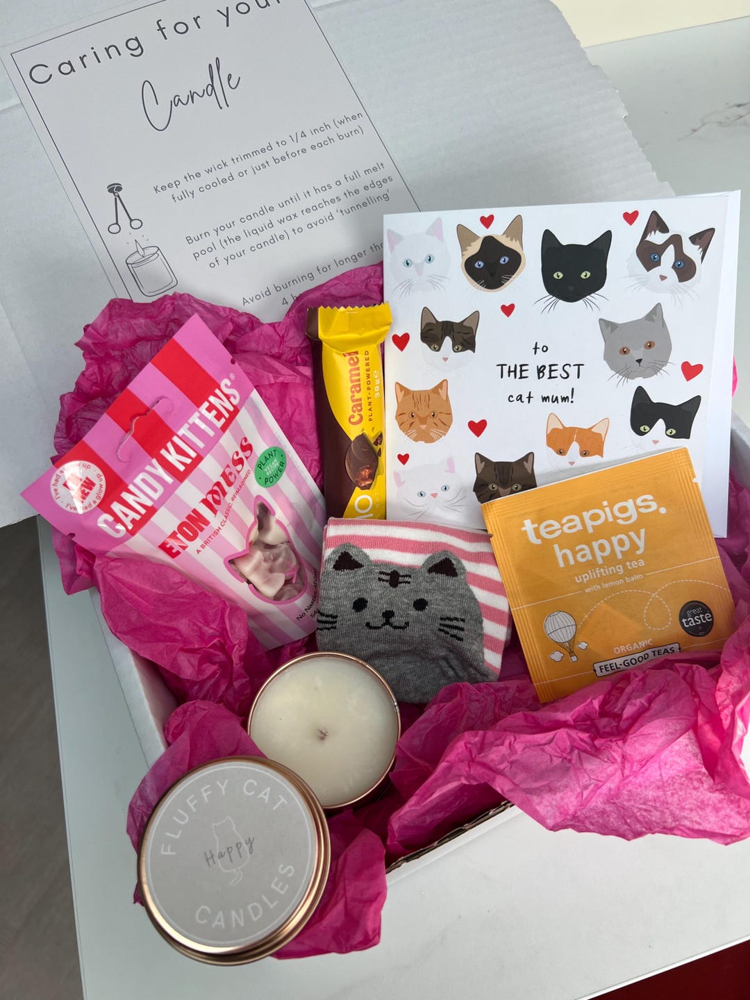 Luxury Cat Lover Hamper | Vegan Hamper | Care Package | Gift for Cat ...