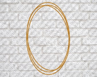 Oval Digital Frame | Etsy