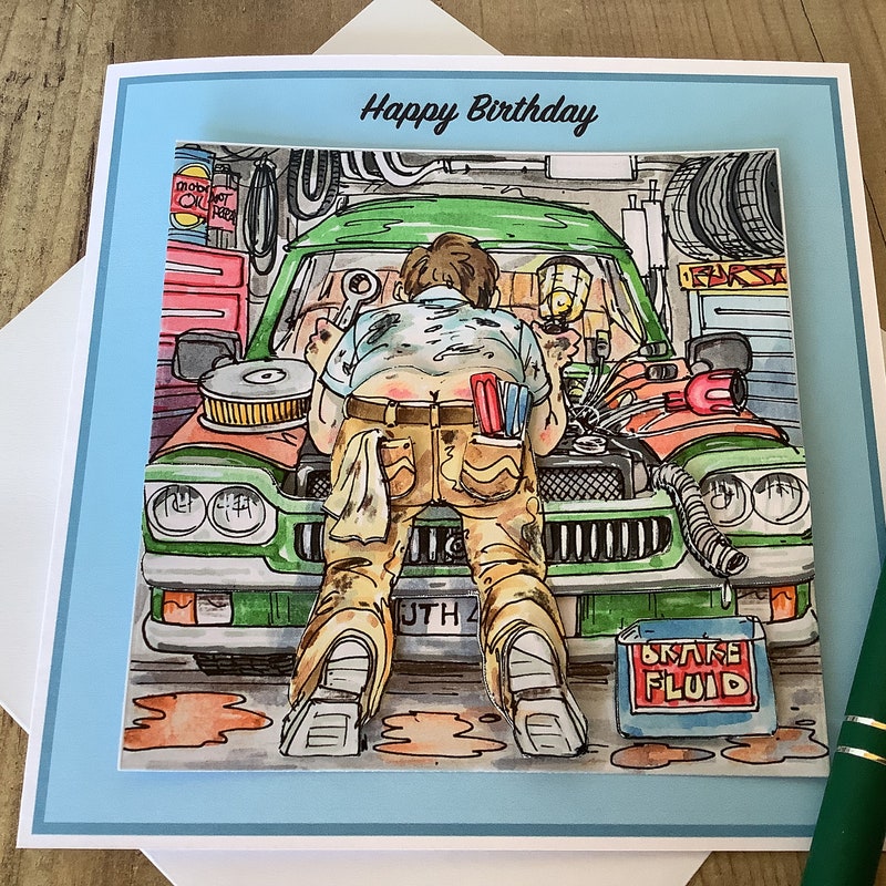 Classic Cars Decoupage - Etsy UK