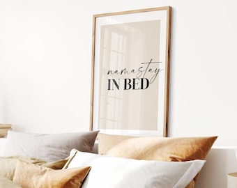 Above Bed Poster - Etsy UK