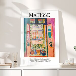 Matisse Open Window Poster - Collioure Exhibition, Matisse Exhibition ...