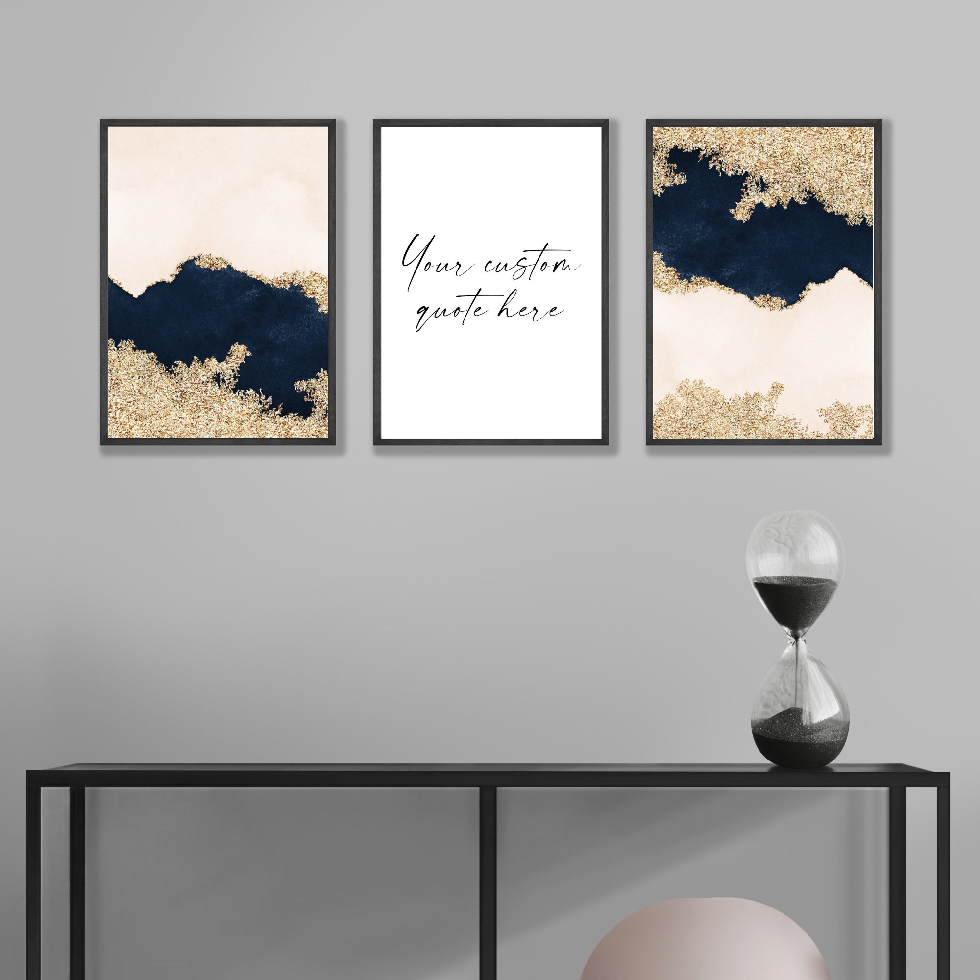 Custom Word Art Watercolor Print Abstract Art Pink and - Etsy