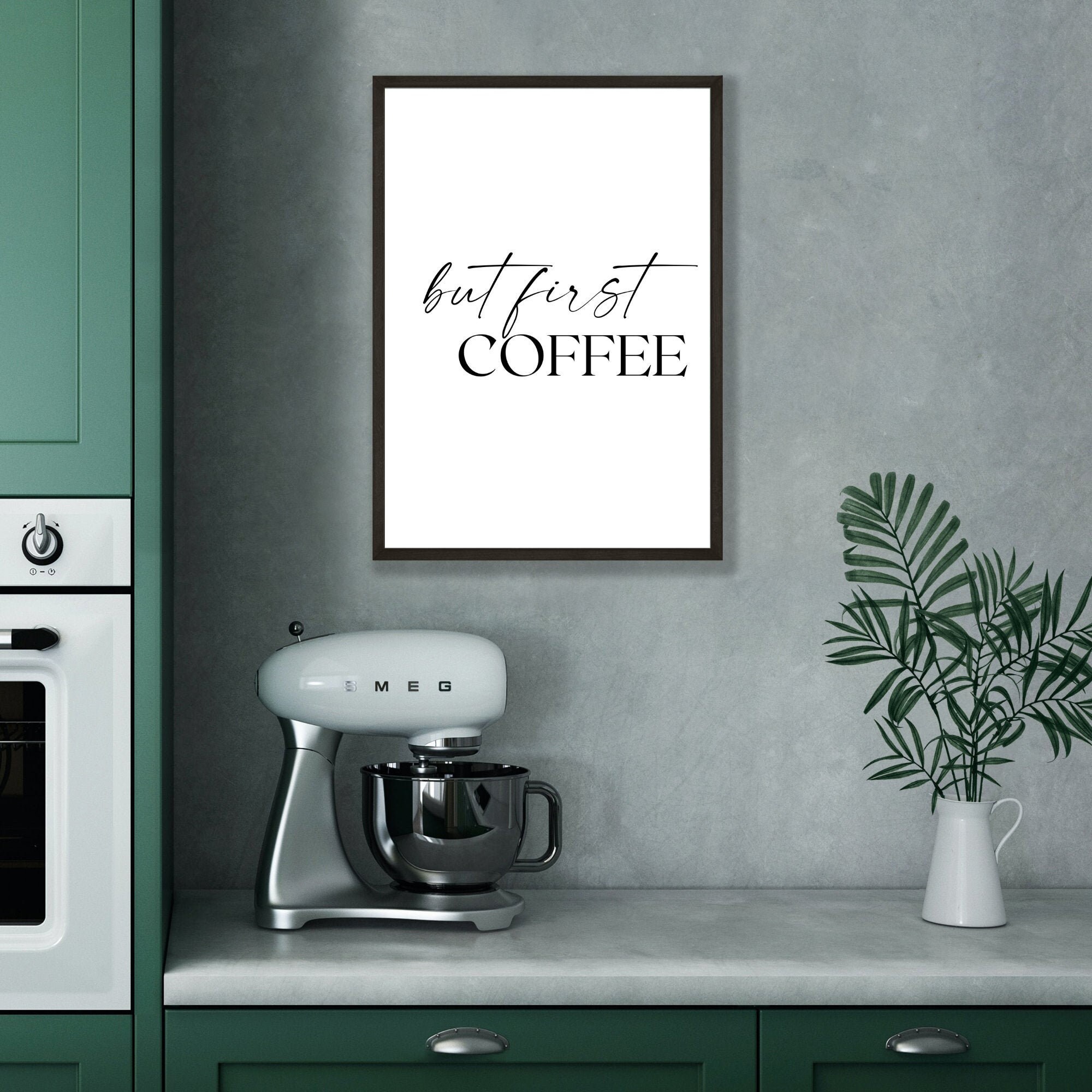 But first coffee Kitchen Wall Decor kitchen quote A2 A3 | Etsy
