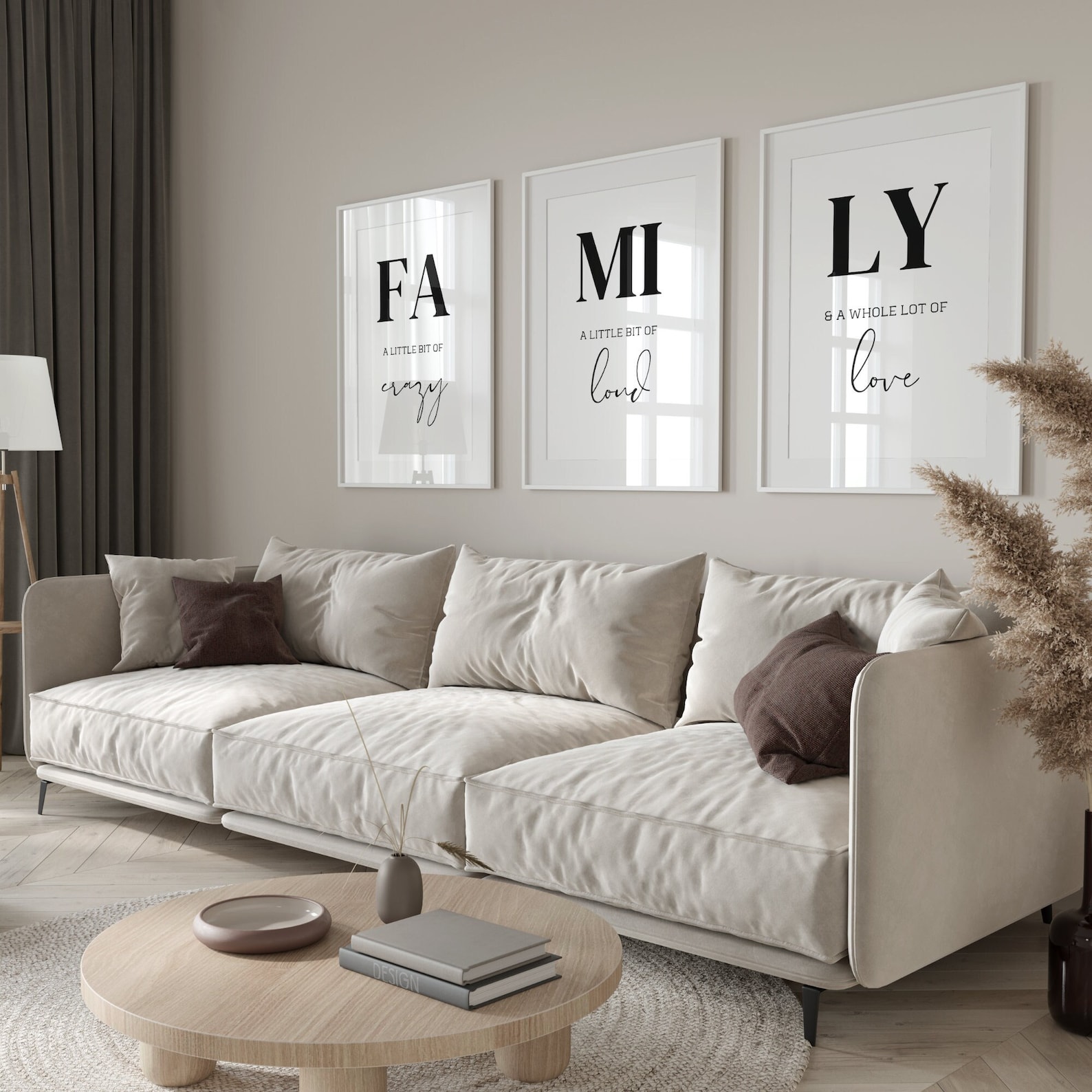 Set of 3 Family Prints Family Quote Wall Art Family Wall - Etsy