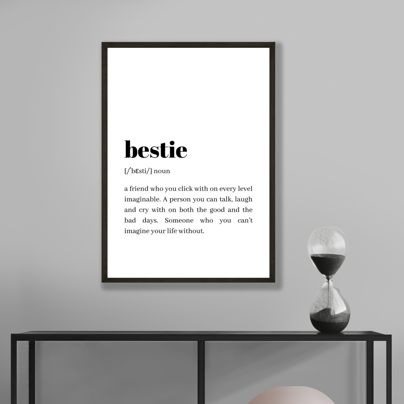 Bestie Definition Friend Gift Gift for Best Friends Best | Etsy UK