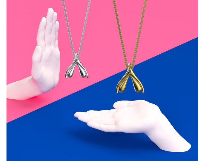 Gold Clitoris Necklace Gold Clitoris Necklace Clitoris Pendant Clítoris Pendenciero Klitoris