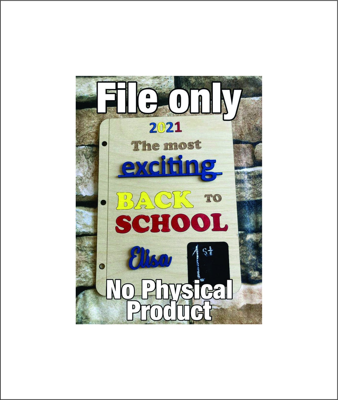 DIGITAL File BACK to SCHOOL Sign, Svg First Day of School 2021, Ai, Pdf ...