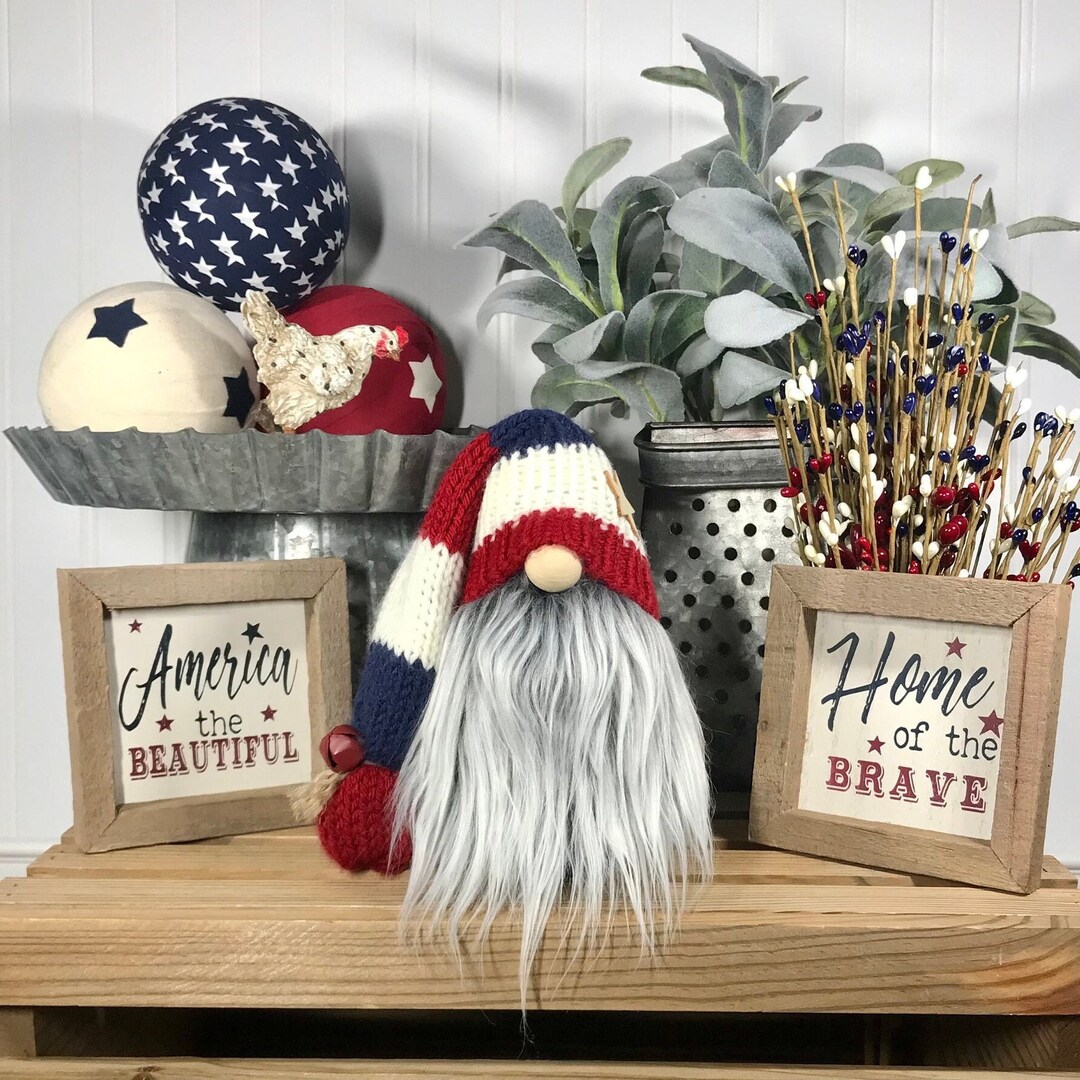 PATRIOTIC COUNTRY GNOME ~ Freedom - Etsy