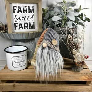 COUNTRY FARM GNOME, Gnomes, Slouchy Hat Gnomes, Ranch Gnomes, Farm ...