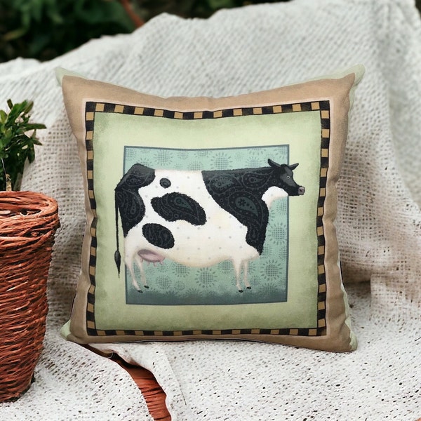 Cow Pillow - Etsy