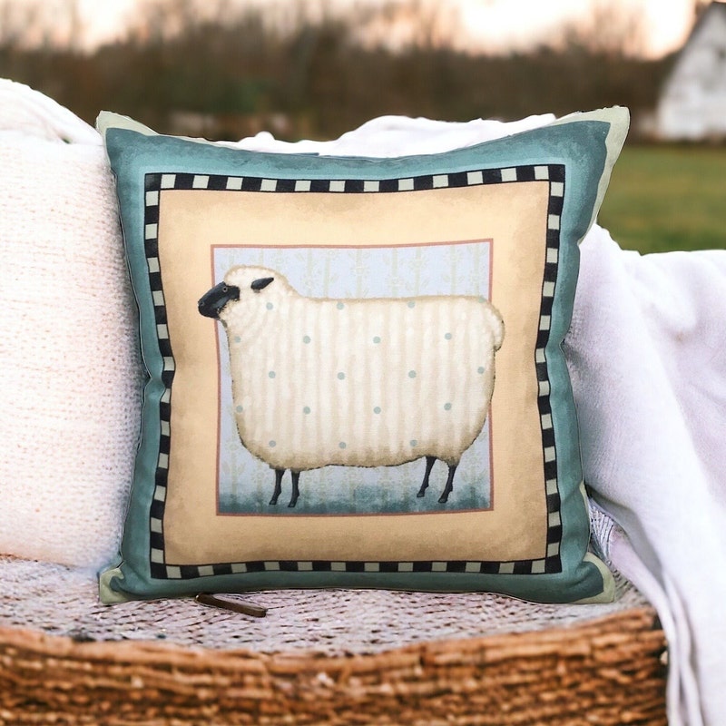 Sheep Pillow - Etsy