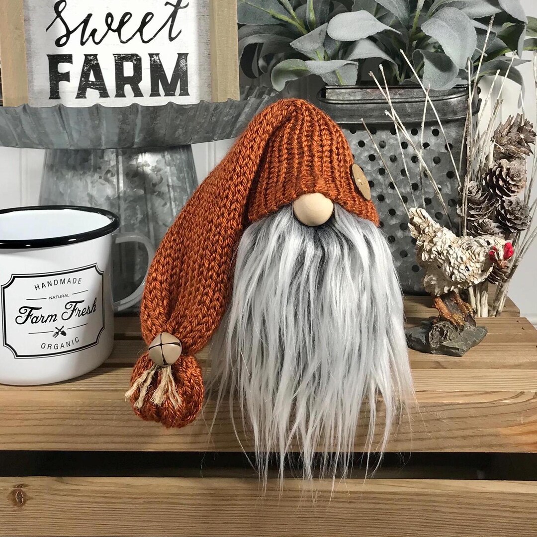 AUTUMN SPICE GNOME, Rust Gnomes, Slouchy Hat Gnomes, Country Gnomes ...